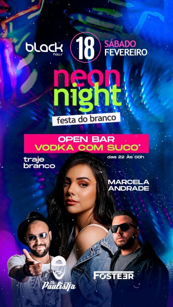 NEON NIGHT - 18/02 em Dourados - Sympla