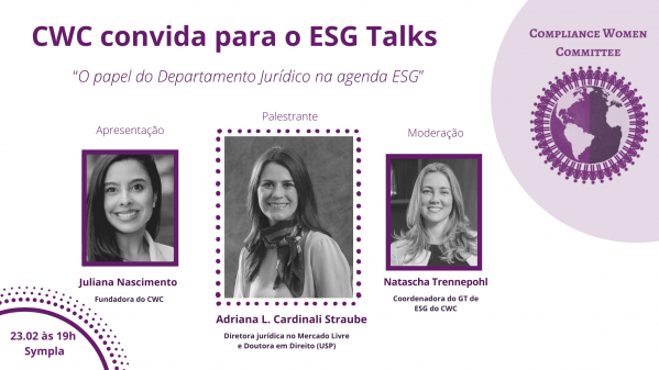 ESG Talks CWC - online - Sympla