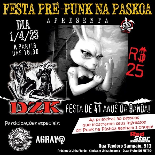 DZK 41 Anos em São Paulo - Sympla