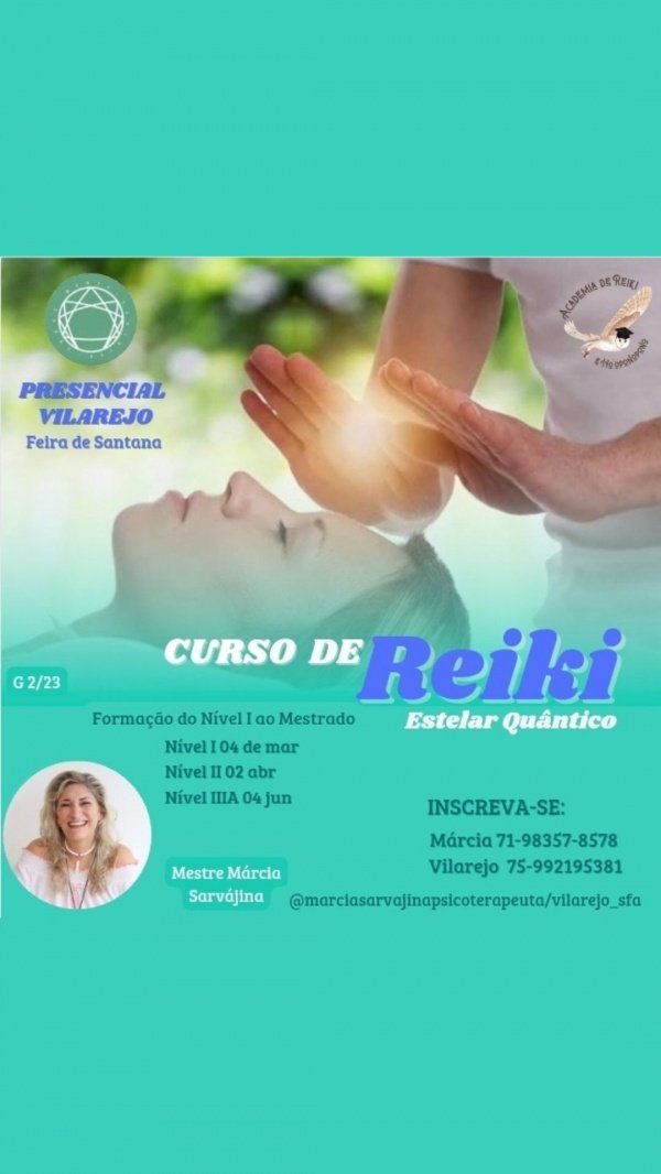 Curso de Reiki Nível I e Nível II em Feira de Santana - Sympla
