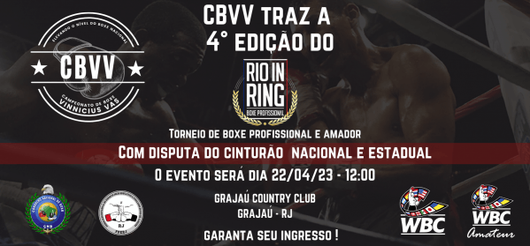 CBVV - Torneio Rio Ring 4 em Rio de Janeiro - Sympla