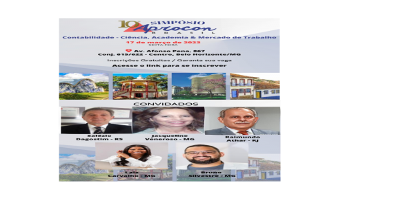 10º SIMPÓSIO APROCON BRASIL - CONTABILIDADE, CIÊNCIA, ACADEMIA ...
