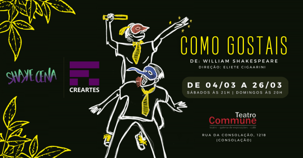 Como Gostais, de William Shakespeare em São Paulo - Sympla