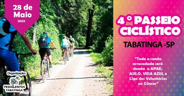 4° PASSEIO CICLÍSTICO DE TABATINGA SP em Tabatinga - Sympla
