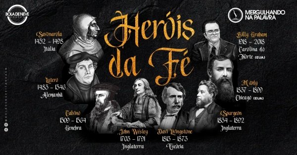 MERGULHANDO NA PALAVRA | HERÓIS DA FÉ - online - Sympla