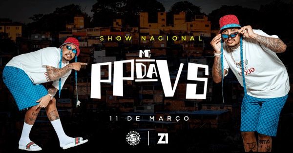SHOW NACIONAL - MC PP DA VS + 5 DJS em Pontal do Paraná - Sympla
