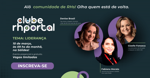 Clube RH Portal 74ª ed. em Belo Horizonte - Sympla