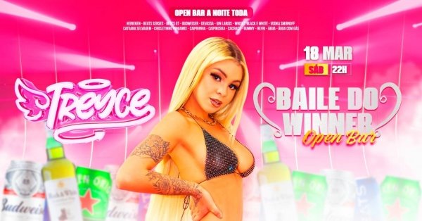 BAILE DO WINNER (OPEN BAR) em Recife - Sympla