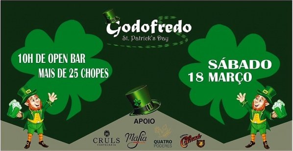 ST. PATRICK'S DAY GODOFREDO 2023 em Brasília - Sympla