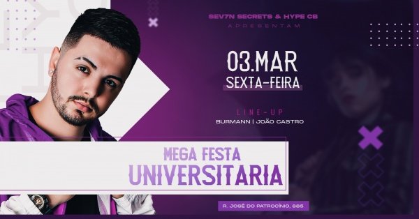 Mega Festa Universitária em Porto Alegre - Sympla