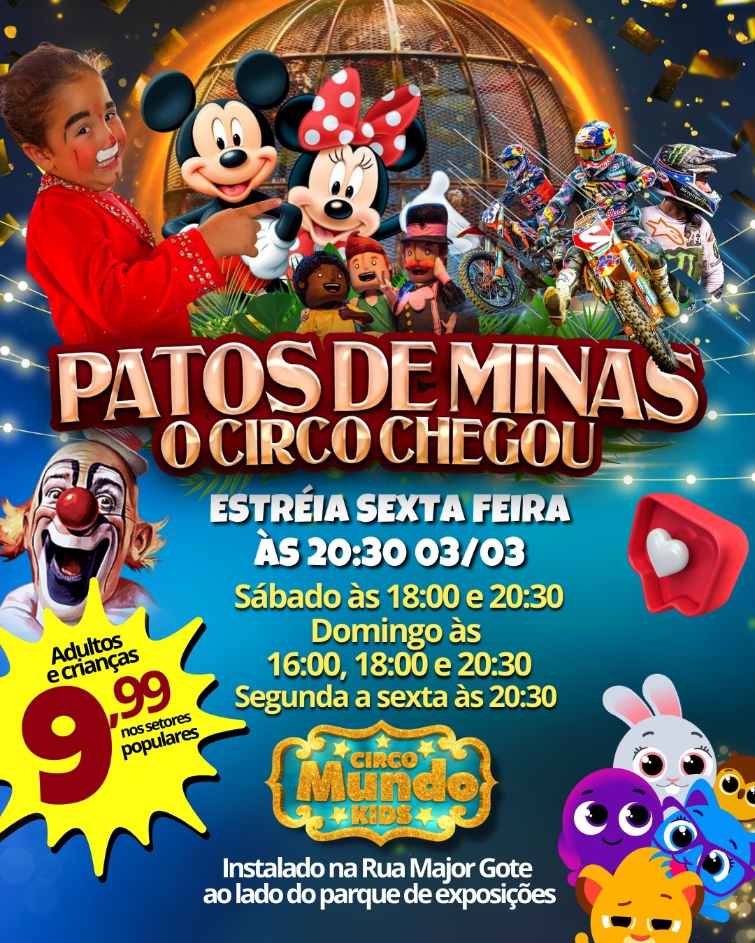 Circo mundo Kids setor Central em Itirapina - 2023 - Sympla