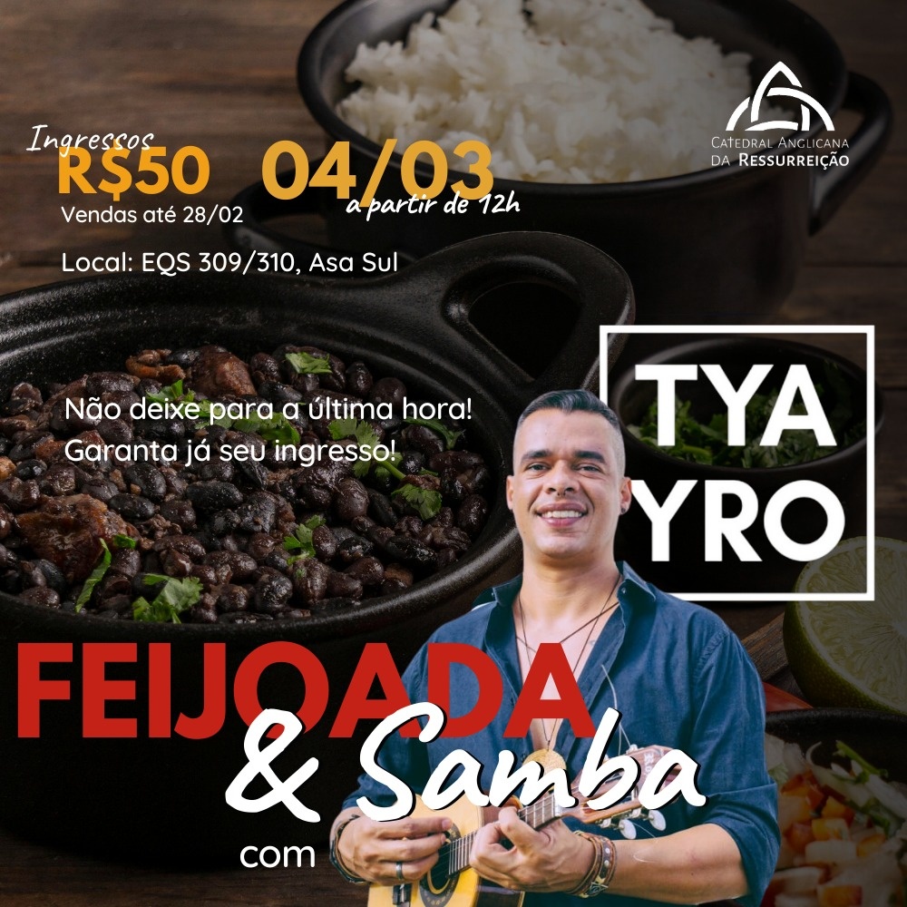 Feijoada com samba em Brasília - Sympla