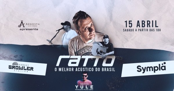 RATTO - O MELHOR ACÚSTICO DO BRASIL em Campo Grande - Sympla