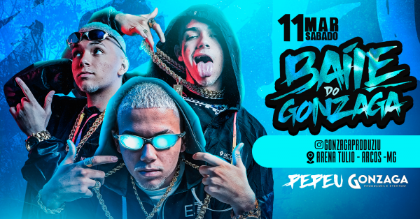 Baile do Gonzaga - Mc Pepeu em Arcos - Sympla