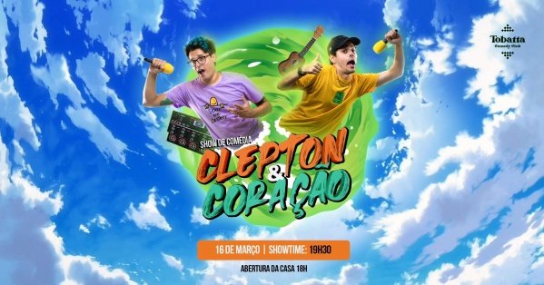 ERICK CLEPTON E JULIANO CORAÇÃO em Jaraguá do Sul - Sympla