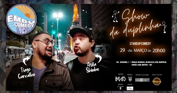 "Show da Duplinha" Com Tiago Carvalho e Átila Shinhe em Embu das Artes ...