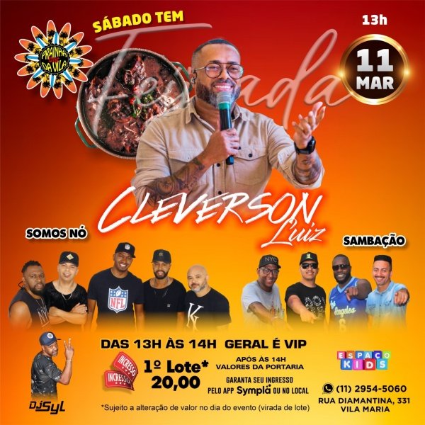 Cleverson Luiz celebrando o mês das mulheres em São Paulo - Sympla