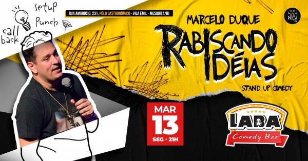 Stand Up Comedy - Marcelo Duque em Mesquita - Sympla