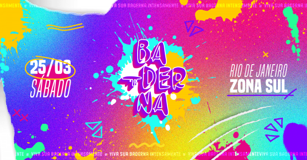 Baderna | 25/03 em Rio de Janeiro - Sympla