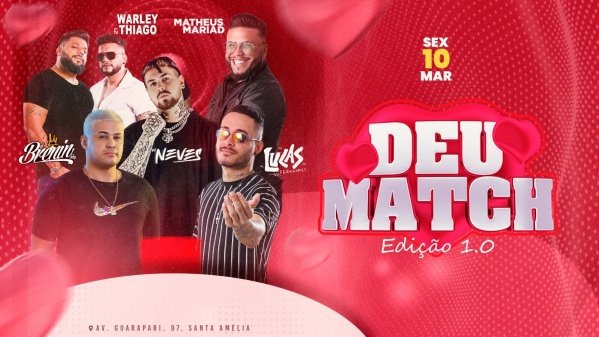 Deu Match em Belo Horizonte - Sympla