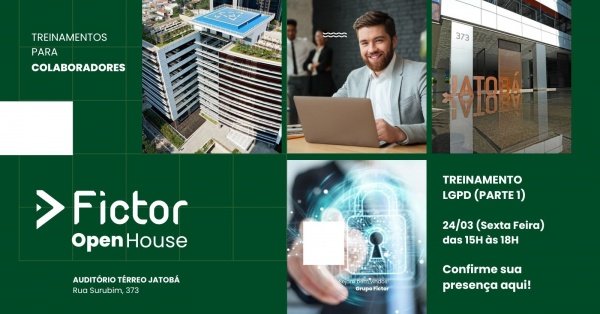 FICTOR OpenHouse | Treinamento LGPD (Parte 1) em São Paulo - Sympla
