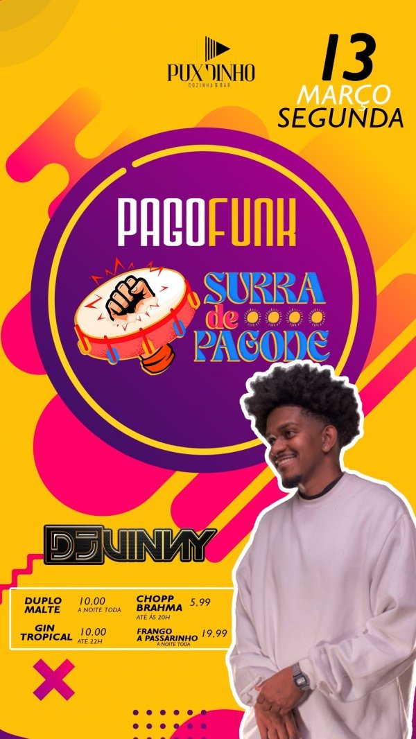 Surra de Pagode part. Dj Vinny em Brasília - Sympla