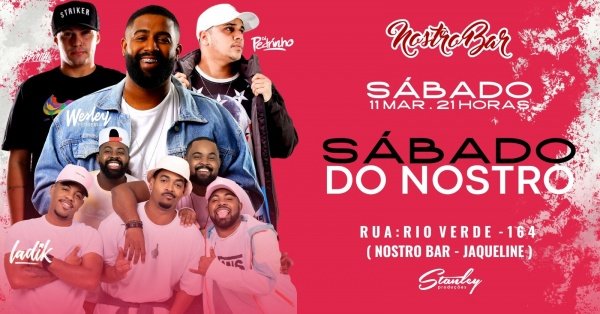 SÁBADO | NOSTRO BAR - JAQUELINE em Belo Horizonte - Sympla