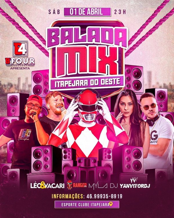 Balada Mix Itapejara Do Oeste em Itapejara d'Oeste - Sympla