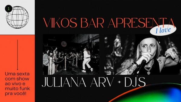 JULIANA ARV NO VIKOS BAR em São Paulo - Sympla