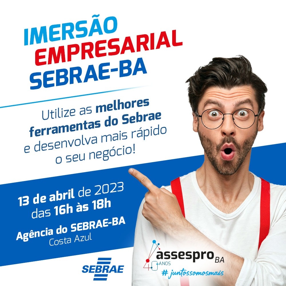 EVENTO PRESENCIAL : Imersão Empresarial - SEBRAE-BA em Salvador - Sympla