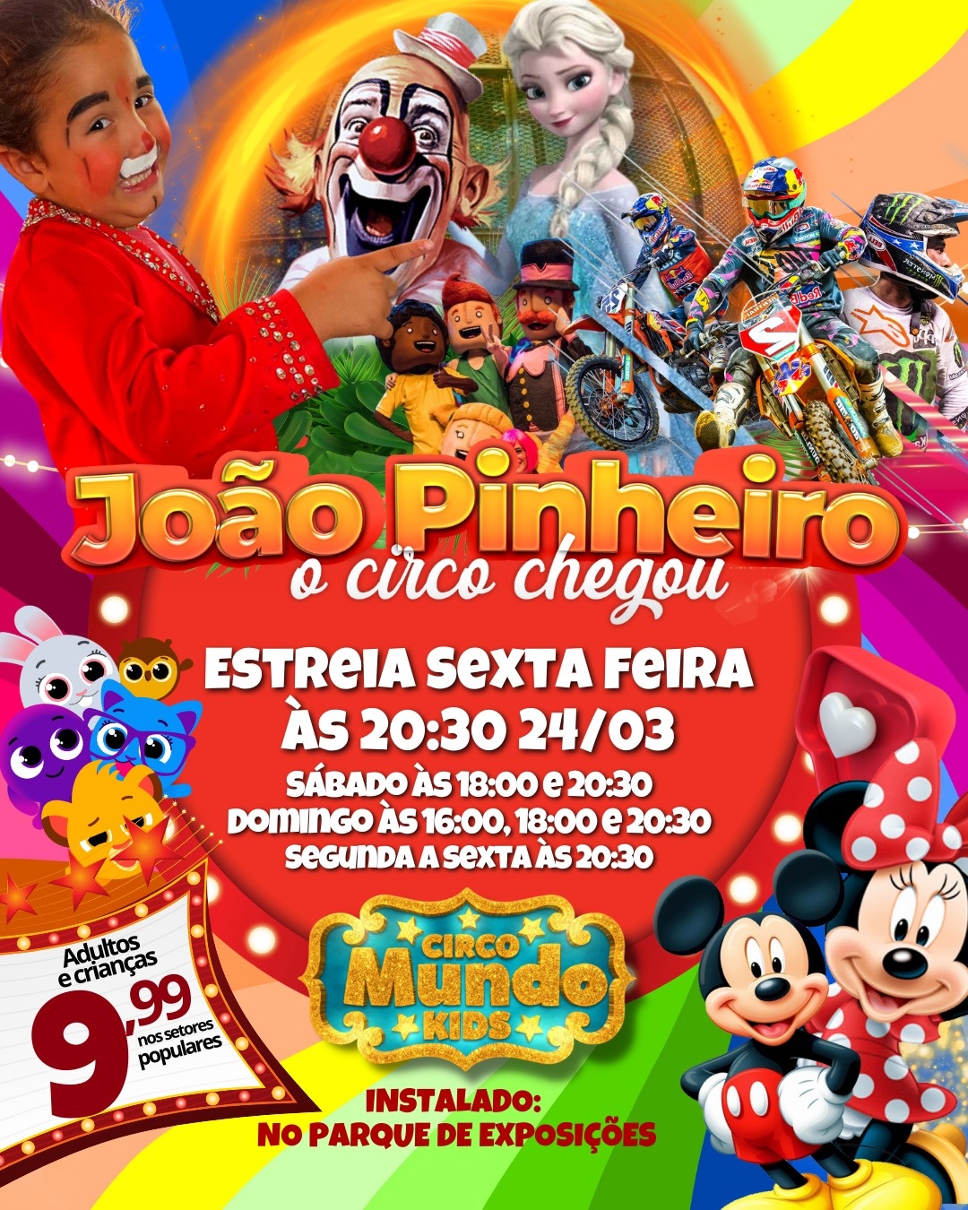 Circo Mundo Kids setor lateral em Jaú - 2023 - Sympla