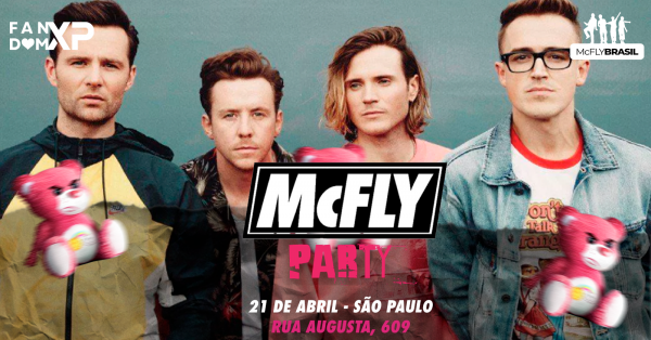 2000 Em Uma Noite - McFly Party em São Paulo - Sympla
