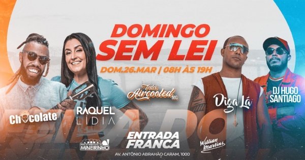 DOMINGO SEM LEI em Belo Horizonte - Sympla