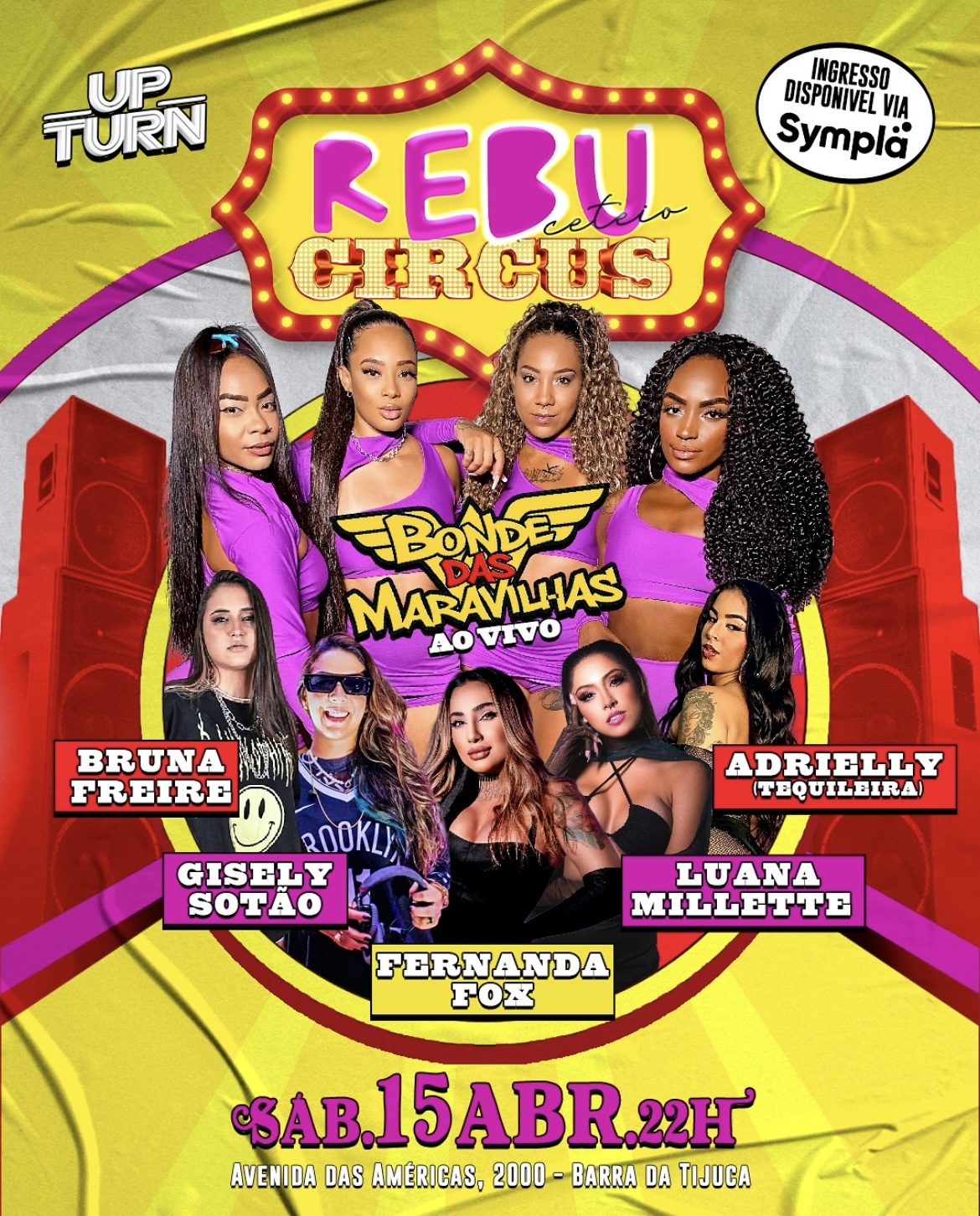 REBU CIRCUS | Sábado | 22h em Rio de Janeiro - Sympla