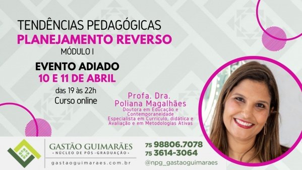 Planejamento Reverso (Módulo I - Tendências Pedagógicas) - online - Sympla