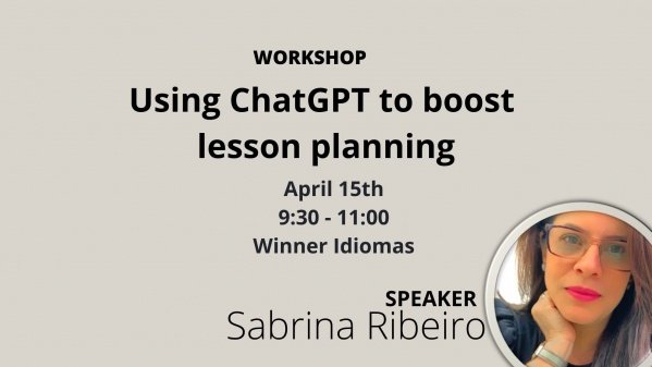 Workshop: Using ChatGPT to boost lesson planning em São Paulo - Sympla