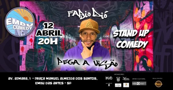 "Pega a Visão" com Fabio Dió em Embu das Artes - Sympla