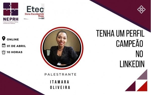 TENHA UM PERFIL CAMPEÃO NO LINKEDIN - online - Sympla