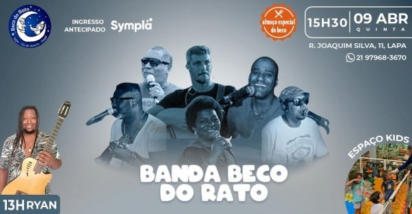 Banda Beco do Rato em Rio de Janeiro - Sympla