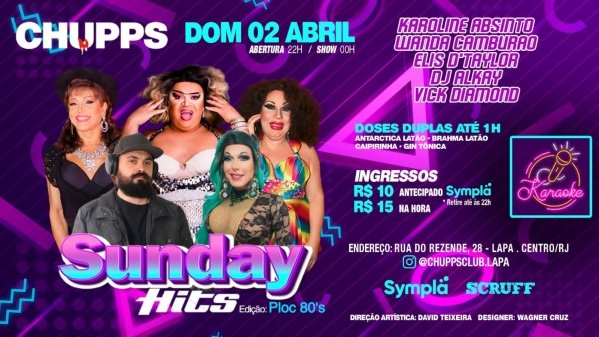 SUNDAY HITS em Rio de Janeiro - Sympla