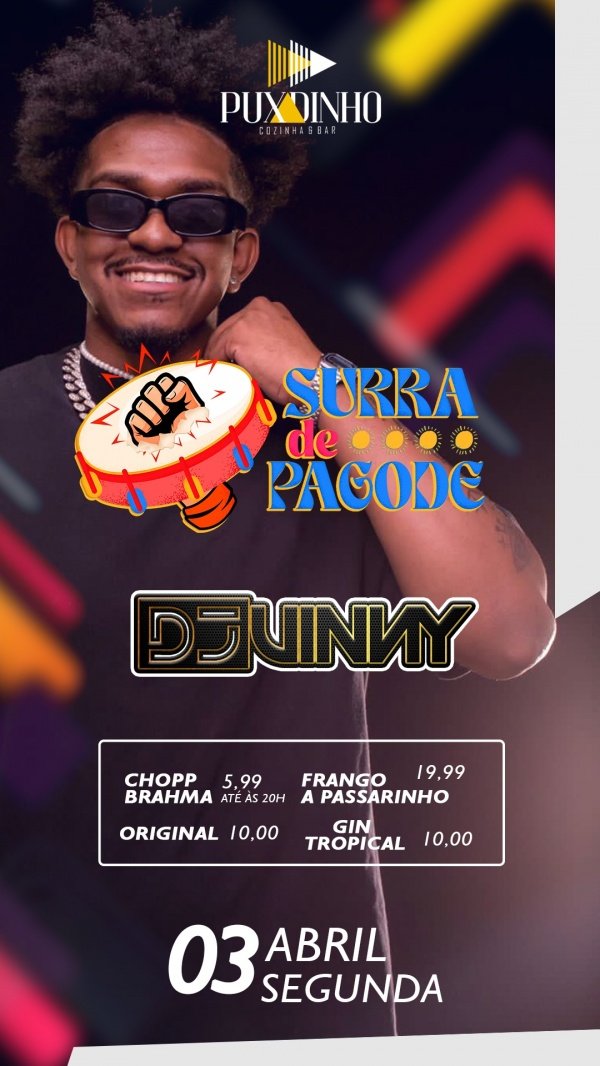 Surra de Pagode part. Dj Vinny em Brasília - Sympla