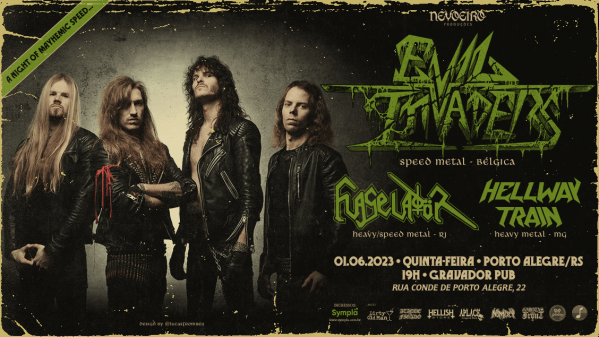 Evil Invaders (Bélgica) em Porto Alegre em Porto Alegre - Sympla
