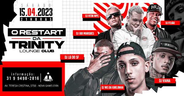 O Restart da Trinity Lounge Club em Belo Horizonte - Sympla