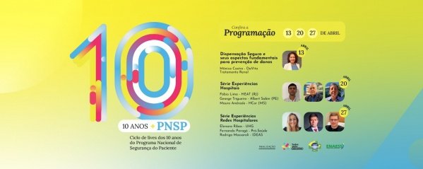 Lives 10 anos de PNSP - online - Sympla