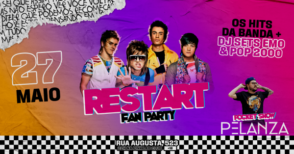 Fandom Experience apresenta: Restart Fan Party em São Paulo - Sympla