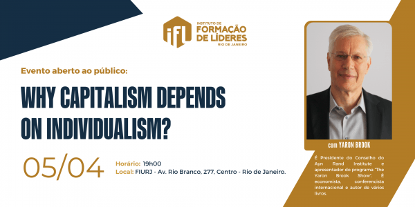 Why capitalism depends on individualism? em Rio de Janeiro - Sympla