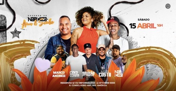 Amor & Samba + Resenha do Narciza em Joinville - Sympla