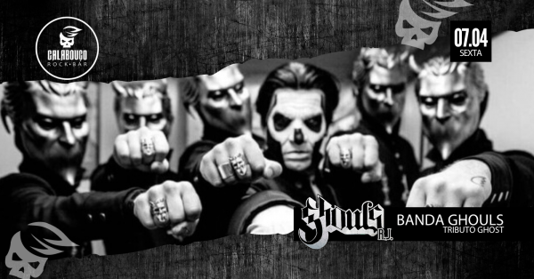 0704 Sex Banda Ghouls Tributo Ghost Em Rio De Janeiro Sympla
