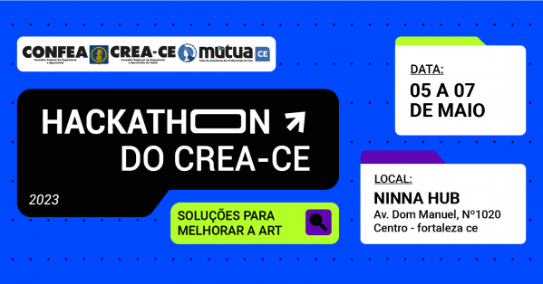 Hackathon do CREA-CE 2023 em Fortaleza - Sympla