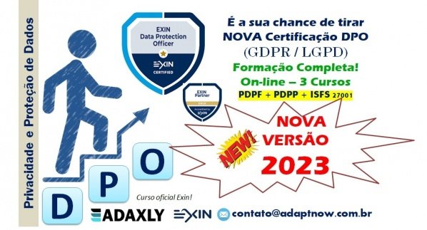 Formação Completa Exin DPO 2023 NOVA - Data Protection Officer (PDPF ...